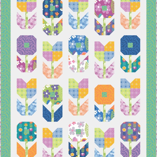 Tulip Quilt - Etsy