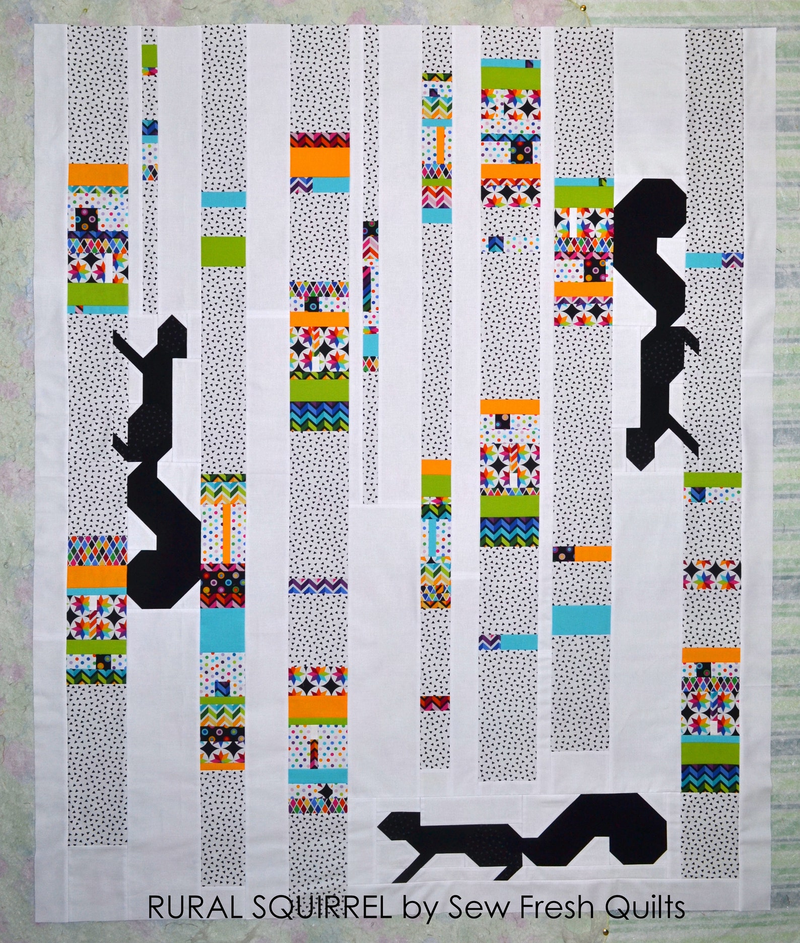 Rural Squirrel PAPER Quilt Pattern to Be Mailed Patchwork Diy - Etsy