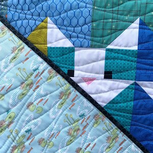 Cats Cats Cats Crib Quilt for Sale Ready to Ship Nursery Blanket ...