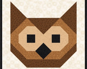 Owl Quilt Pattern - Etsy