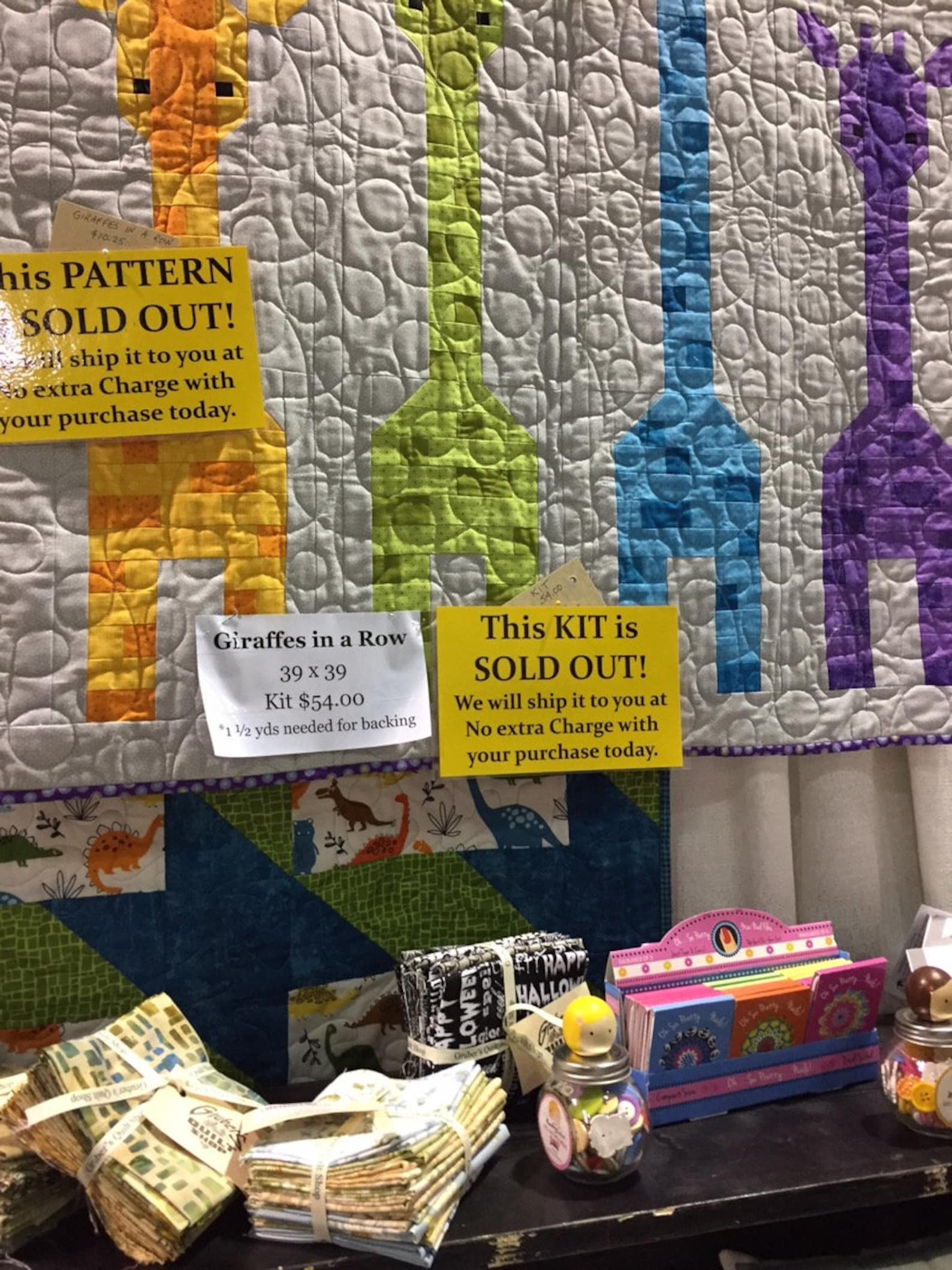 Giraffes in a Row Quilt Pattern, PDF Instant Download Modern Patchwork ...