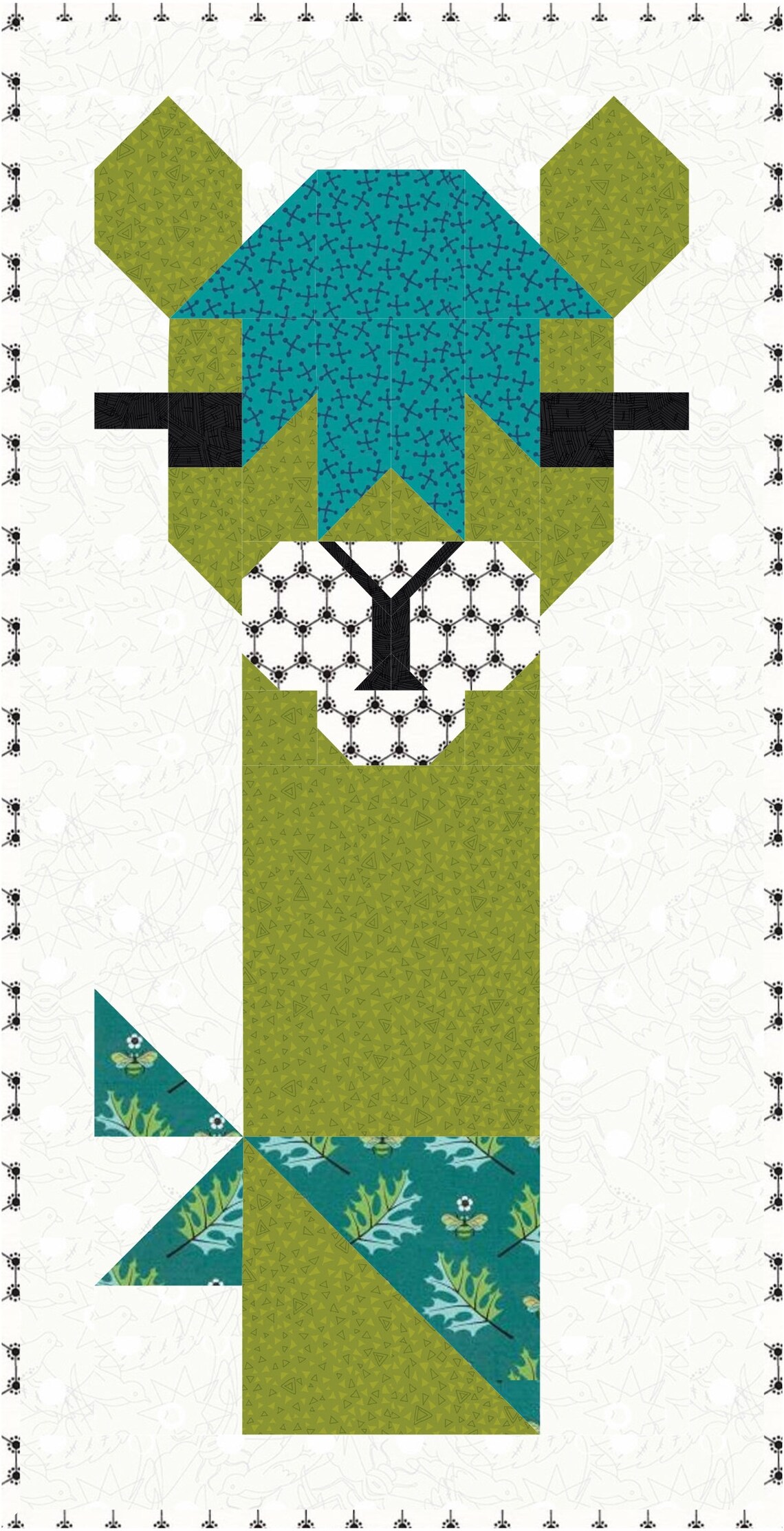 Alpaca Llama Quilt Pattern PDF Instant Download modern | Etsy