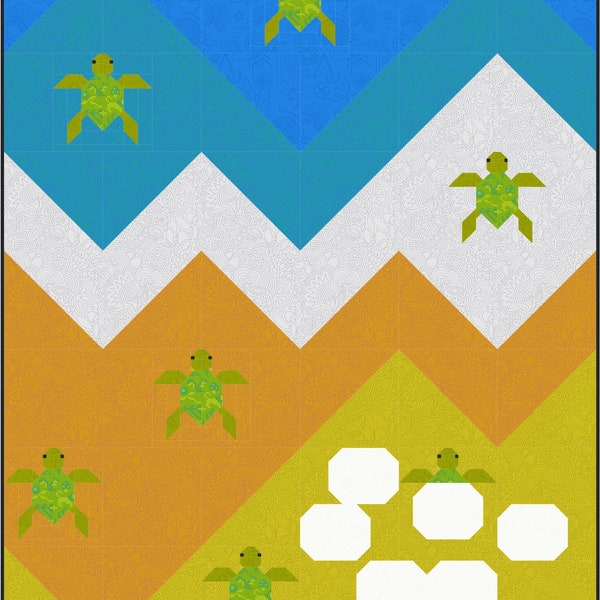 Turtle Quilt Pattern - Etsy