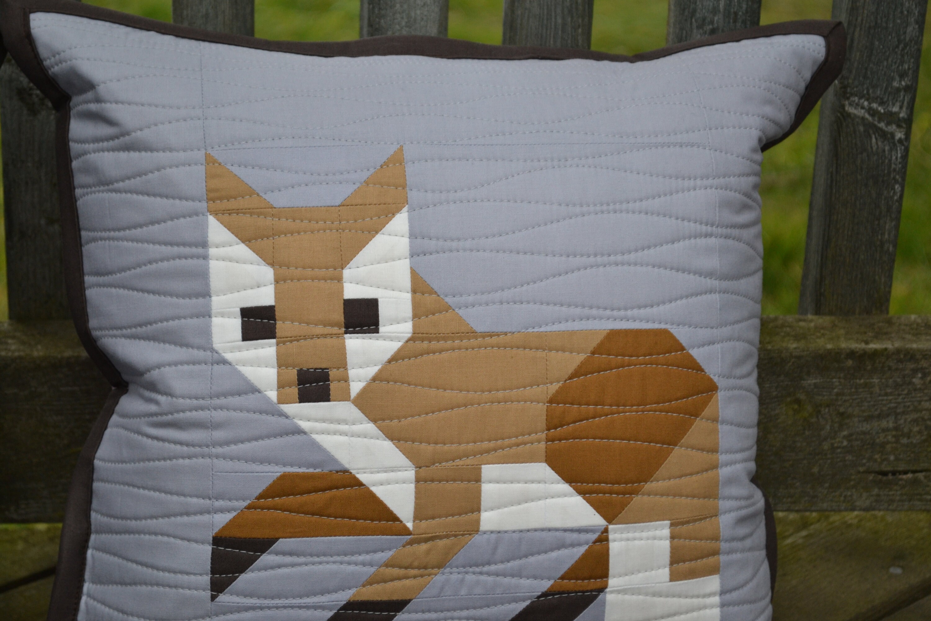 Fox 1 Quilt BLOCK Pattern PDF Instant Download 8 Inch and | Etsy UK
