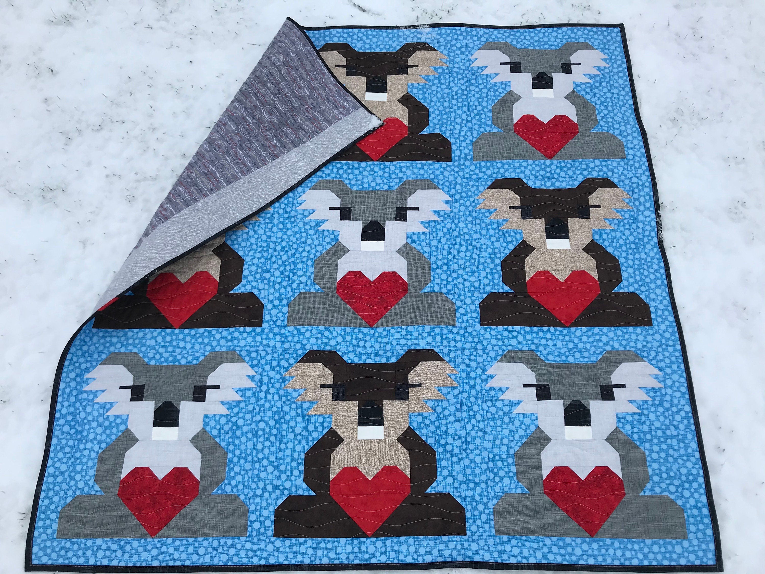 Koala Love Quilt for Sale Ready to Ship Throw Couch Blanket | Etsy