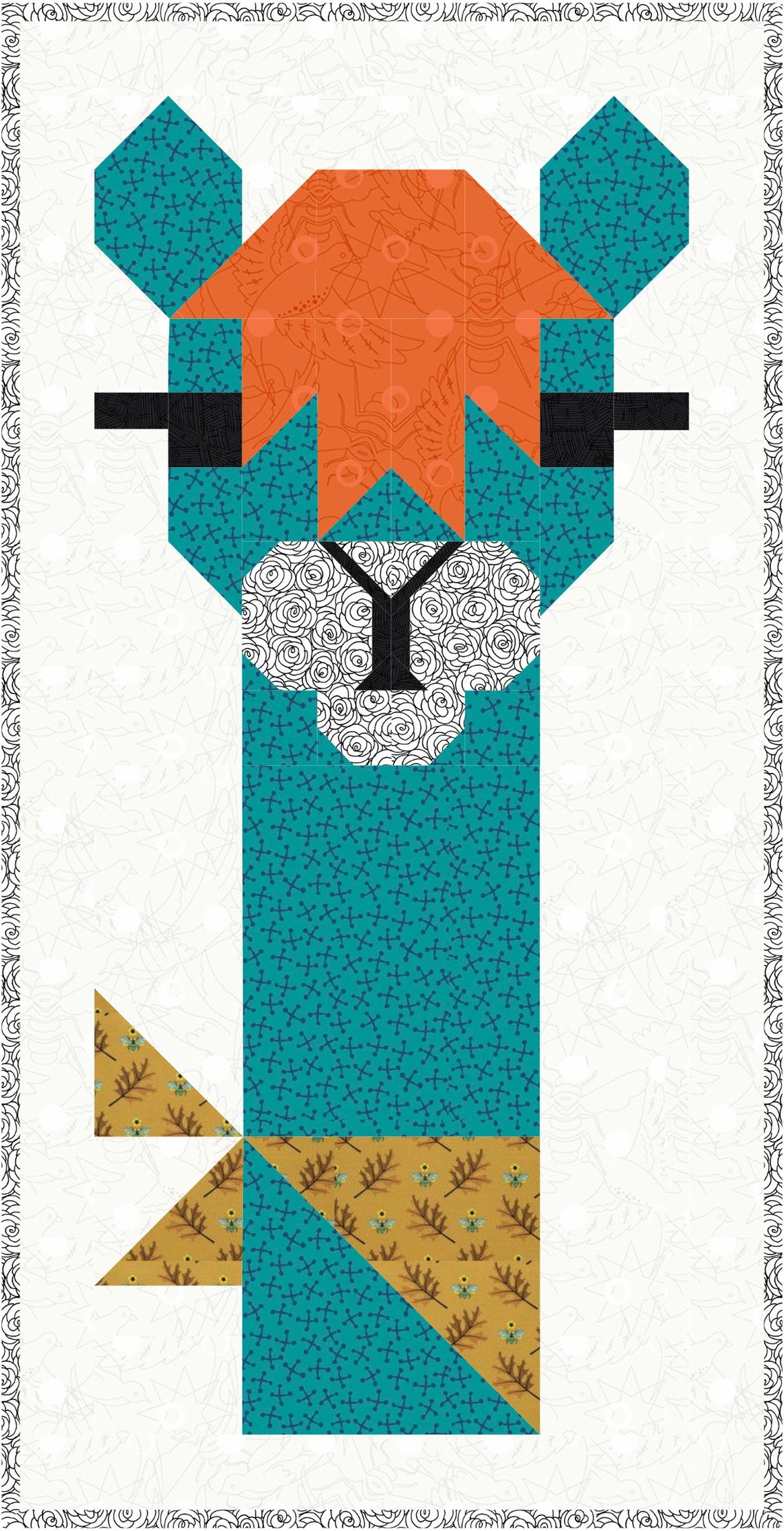 Alpaca Llama Quilt Pattern PDF Instant Download modern | Etsy