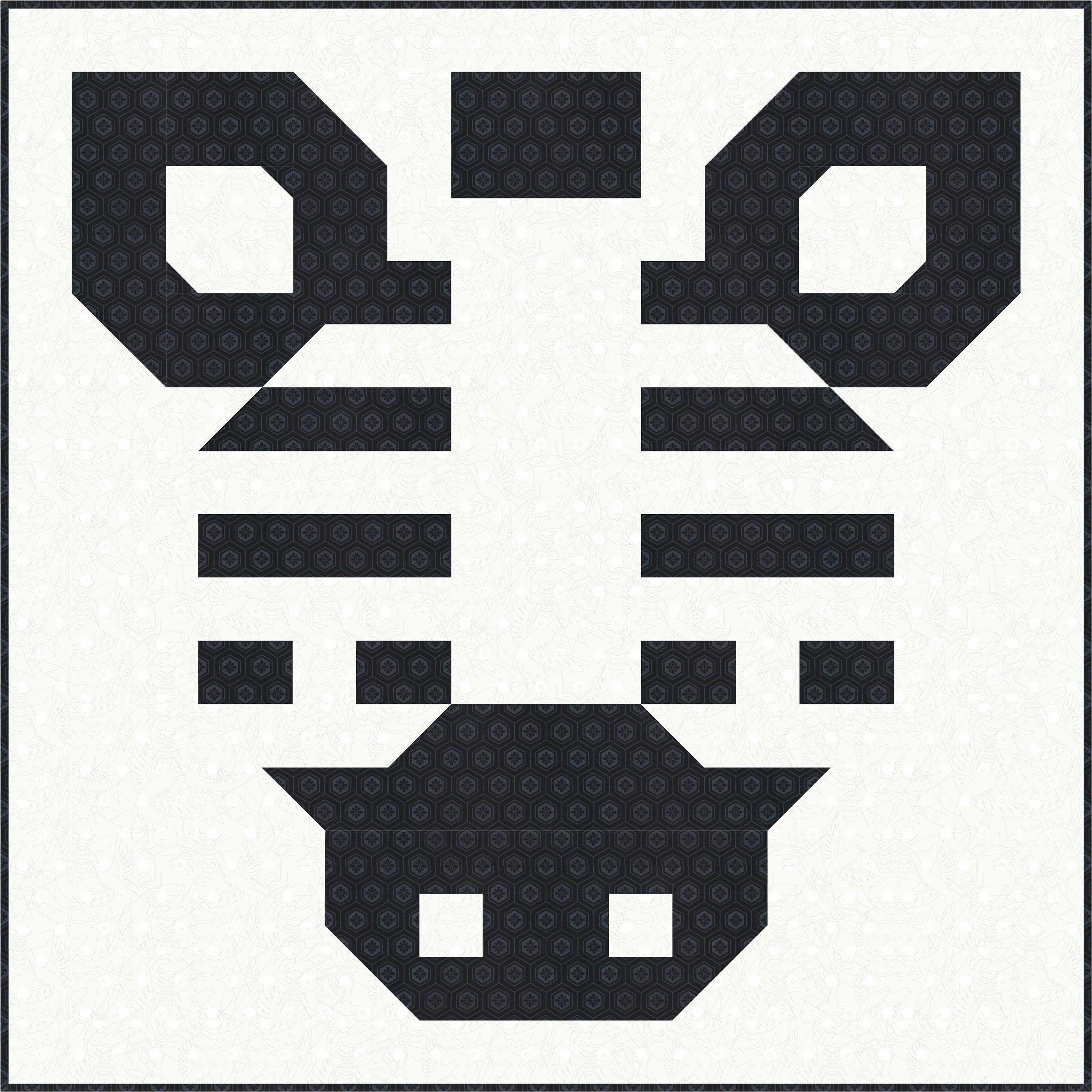 BIG PHAT ZOO Quilt Pattern pdf Instant Download Zebra | Etsy