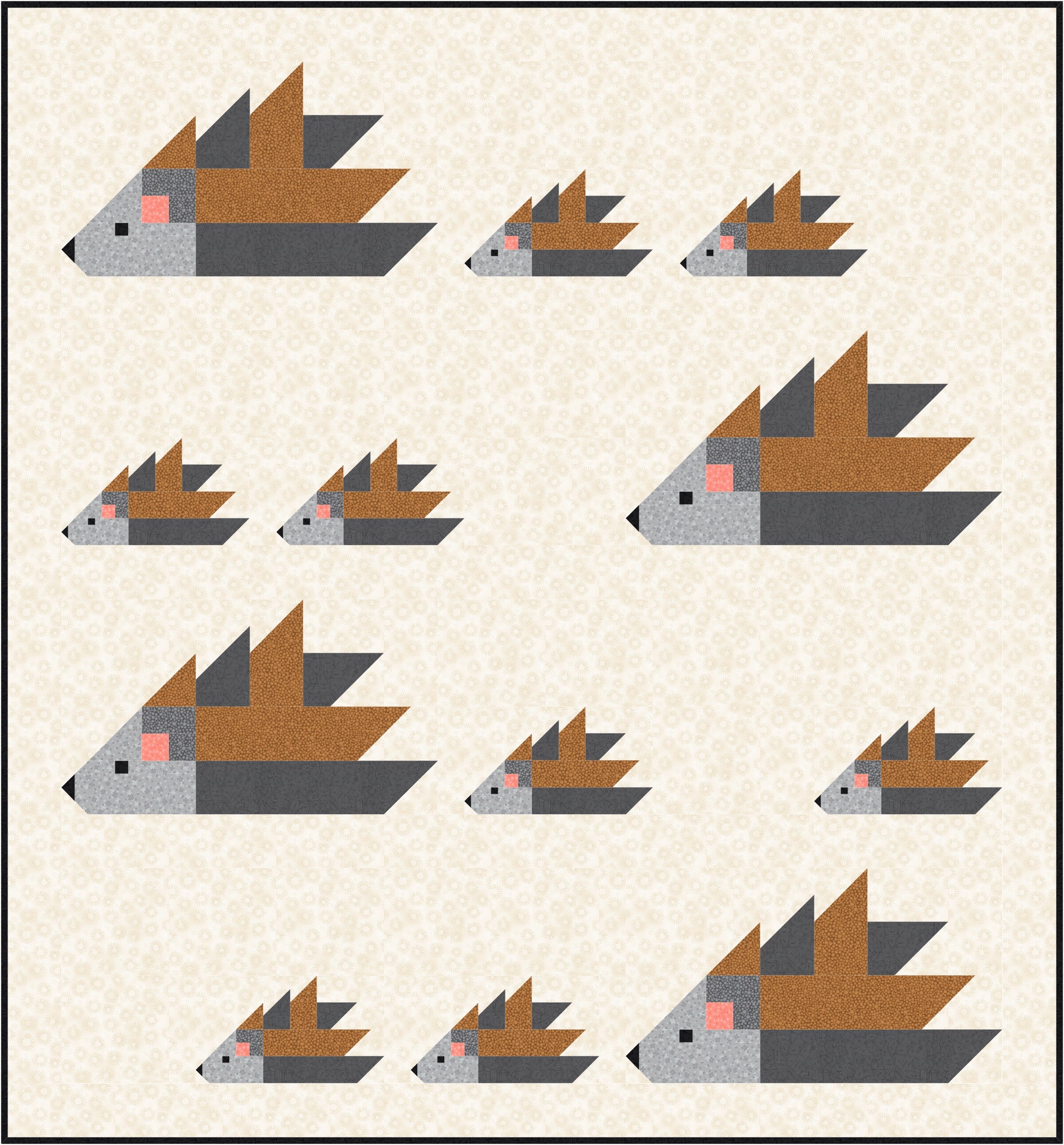 Hedgehog Quilt Pattern Baby Quilt PDF Instant Download - Etsy