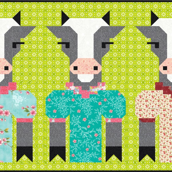 Cow Quilt Pattern - Etsy