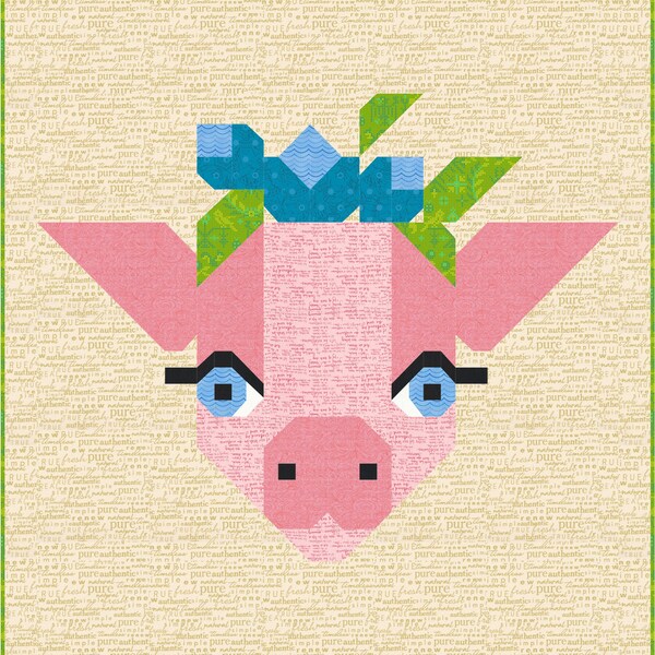 Pig Quilt Pattern - Etsy