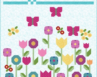 Tulip Quilt Pattern | Etsy