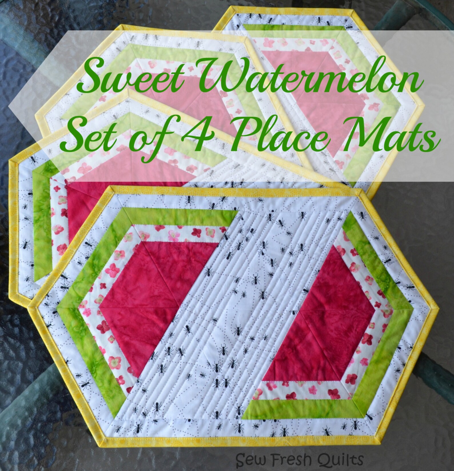 Sweet Watermelon Quilt Pattern PDF Instant Download Spring - Etsy