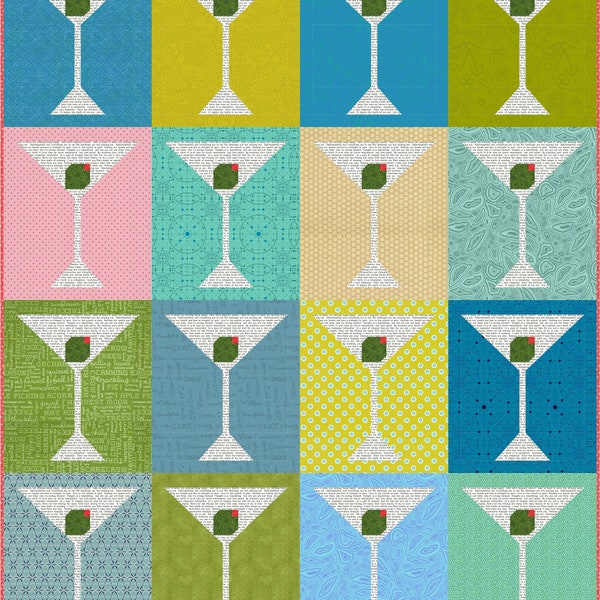 Mid Century Quilt Pattern - Etsy