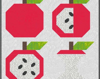 Apple Quilt Block - Etsy