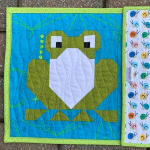 More Frogs Quilt Pattern, PDF, Instant Download, Modern Patchwork, Pet ...