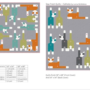 Catholes Quilt Pattern PDF Instant Download Modern Patchwork ...