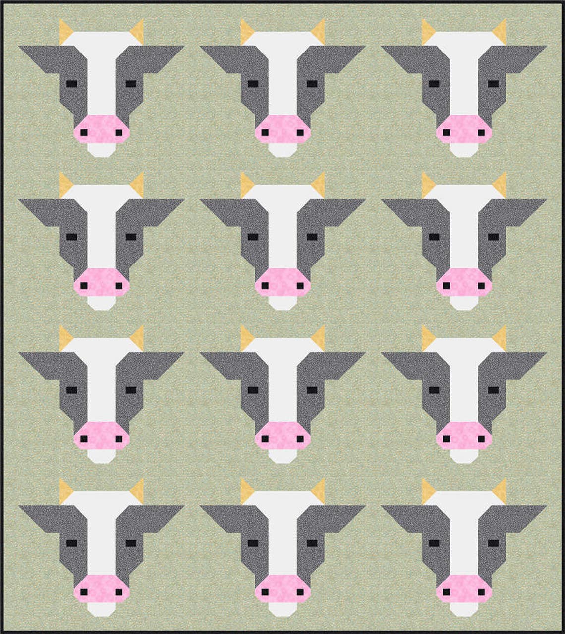 Farm Friends Quilt Pattern PDF Instant Download Farm - Etsy Canada