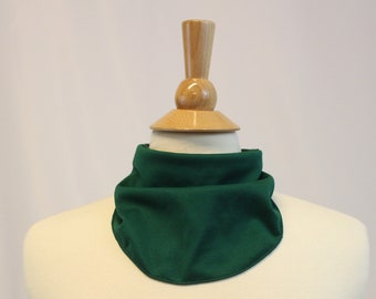 Navy Blue Tracheotomy Athletic Mesh Knit Snap-on Neck Scarf for ...