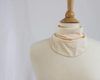 Tracheotomy Black Stretch Lace Snap-on Neck Scarf for Tracheostomy ...