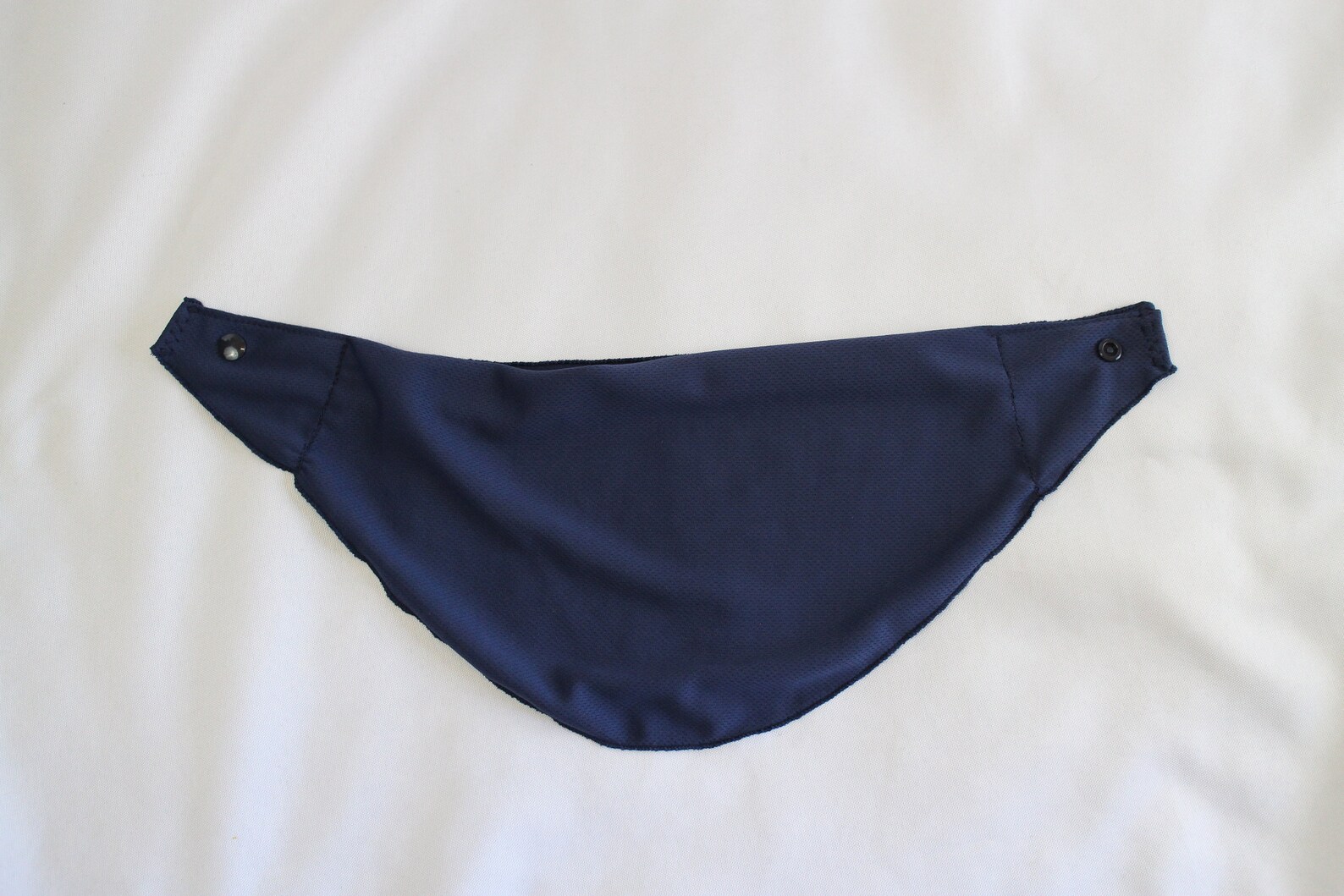 Navy Blue Tracheotomy Athletic Mesh Knit Snap-on Neck Scarf for ...