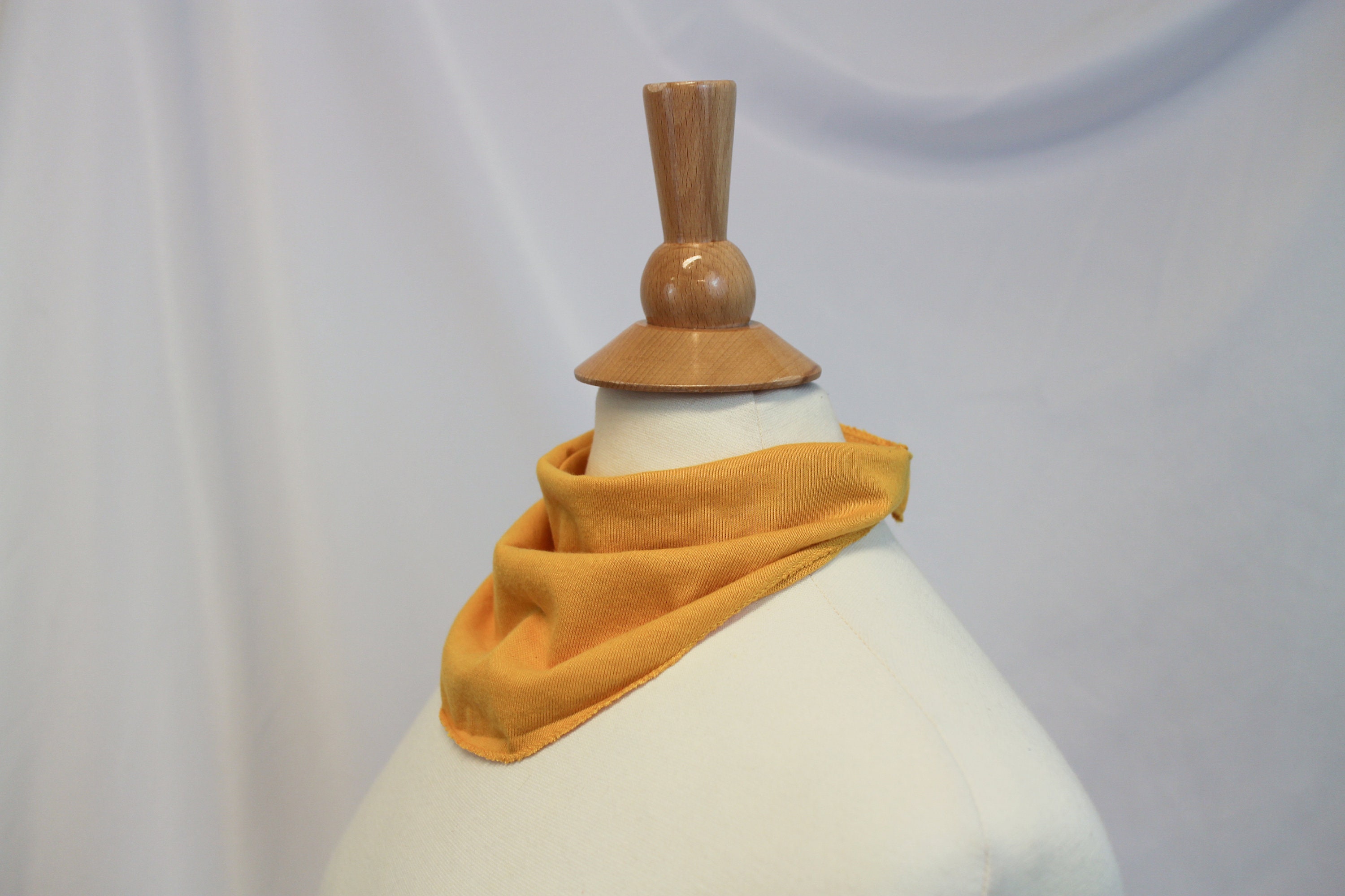 Mustard Knit Snap-on Neck Scarf for Tracheostomy Cover - Etsy