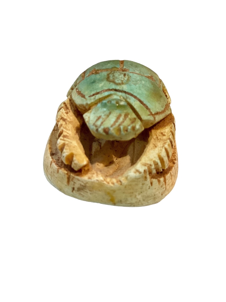 Vintage Collectible Carved Scarab Model-egyptian-symbol of - Etsy