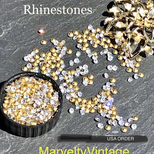 Foil Back Rhinestone - Etsy