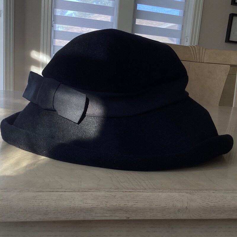 Felt Roll Brim Hat - Etsy