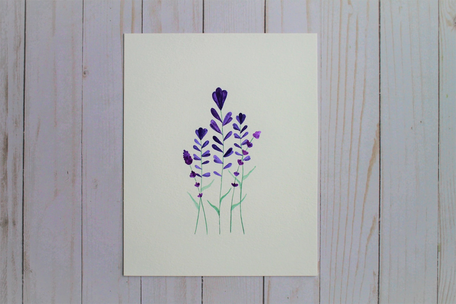 Lavender Painting, Lavender Art, Lavender Flower Watercolor, Lavender ...