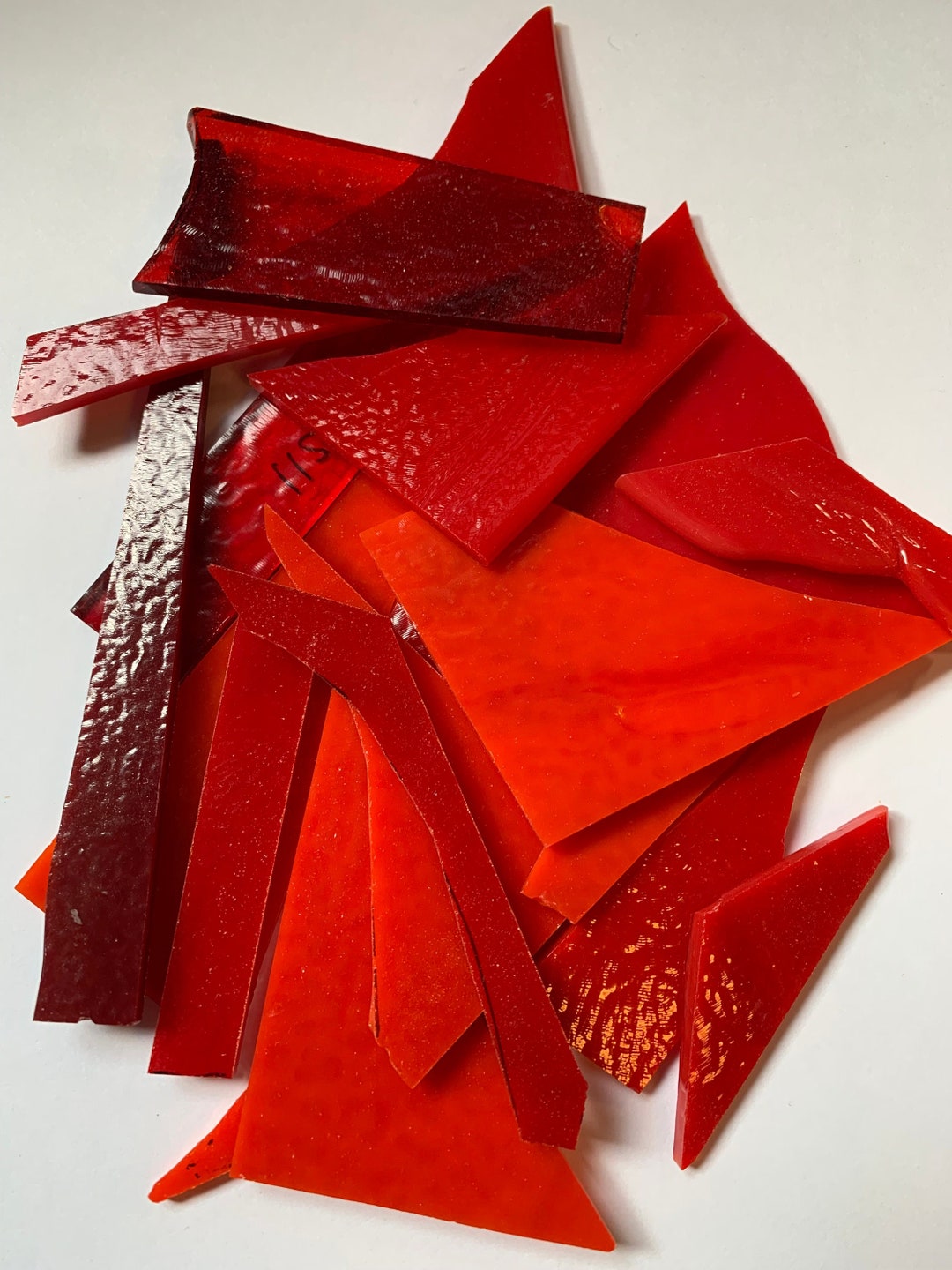 Bullseye COE90 Single Color Fused Glass Scrap 3mm Double Rolled - Etsy