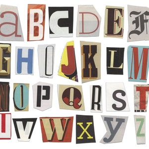 Ransom Letters 170 PNG Pack! 6k Pngs Ransom Letters PNG Pack, Cutout ...