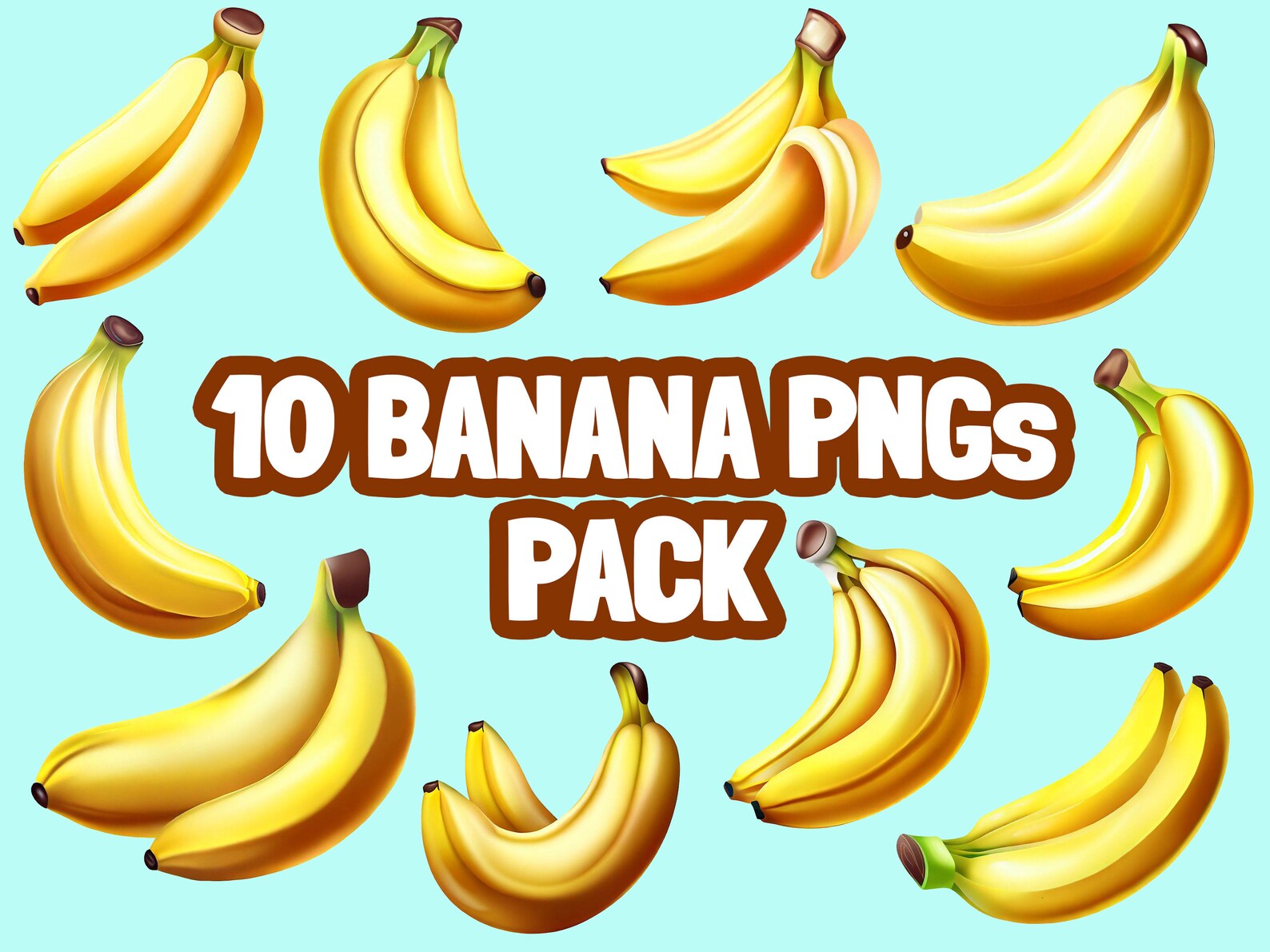 Banane PNG pack ! banane PNG, banane SVG, banane clipart, banane ...