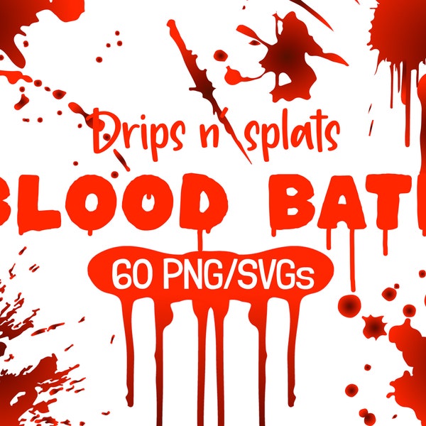 Free Blood Splatter Svg - Etsy