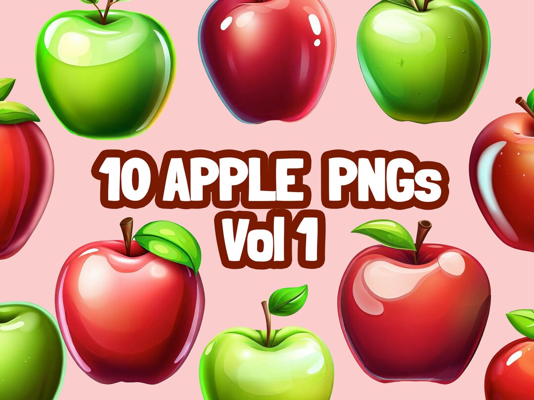 Apple PNG Pack! 10 High-quality Apple Pngs Apple Illustration PNG Pack ...