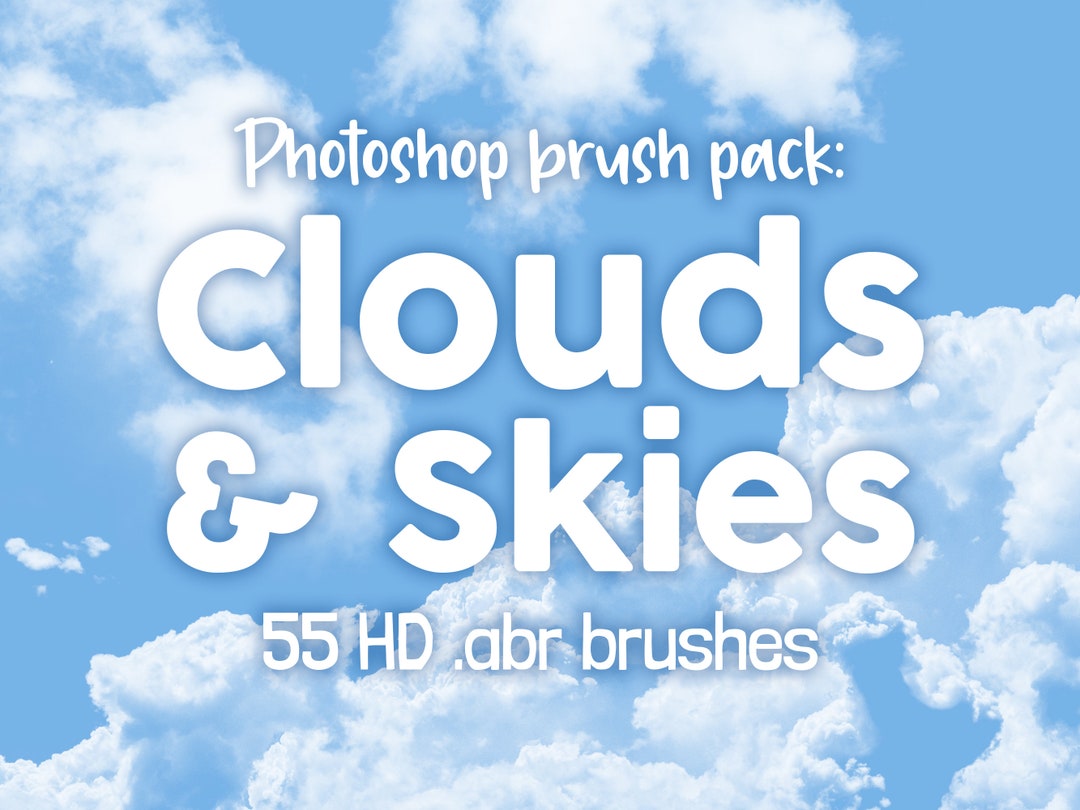 Clouds and Skies Photoshop Brush Pack | 55 HD Brushes for Photoshop ...