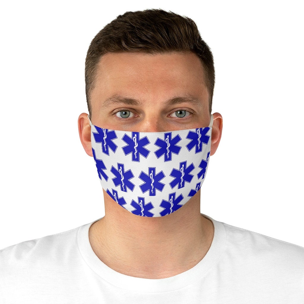 Paramedic EMT EMS Fabric Face Mask | Etsy