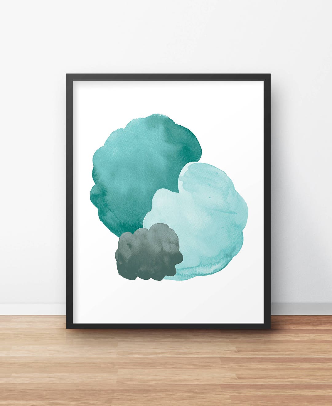 PRINTABLE ART Blue Hues Abstract, Abstract Art, Instant Download ...