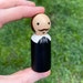 William Shakespeare Wooden Peg Doll People Shakespearian Playwright ...