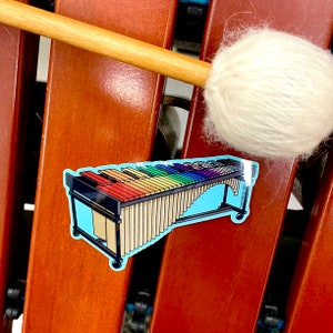 Marimba Progress Pride Waterproof Sticker Band Kid Percussion Mallets ...