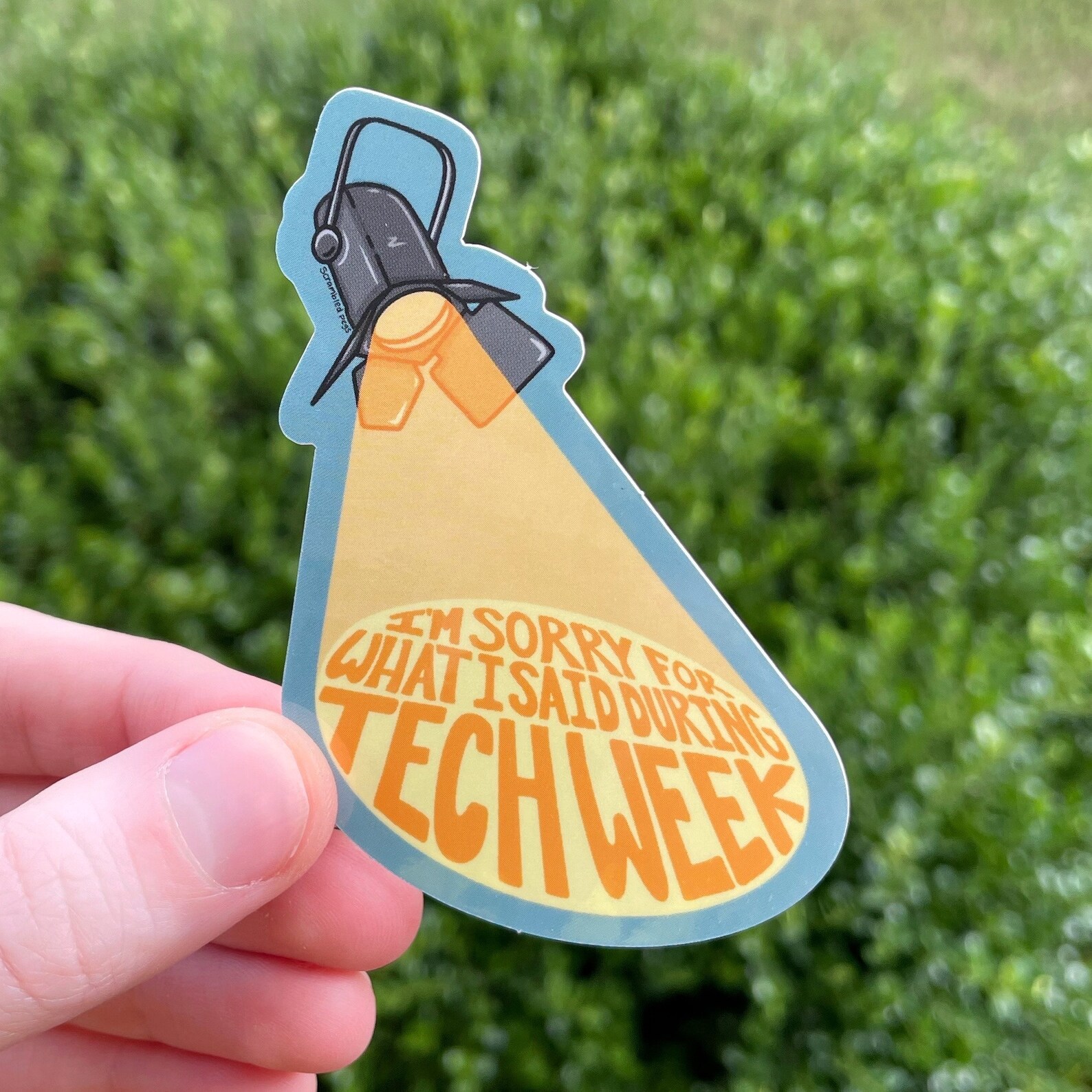 I’m Sorry for What I Said During Tech Week Sticker Waterproof Laptop ...