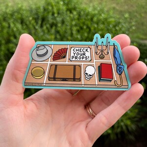 Check Your Props! Sticker Waterproof Laptop Decal Gift for Nonbinary ...