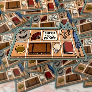 Check Your Props Sticker Waterproof Laptop Decal Gift for Nonbinary ...