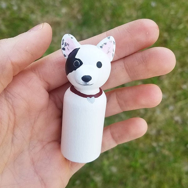Dog Peg Doll - Etsy