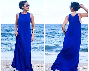 Royal Blue Dress - Etsy