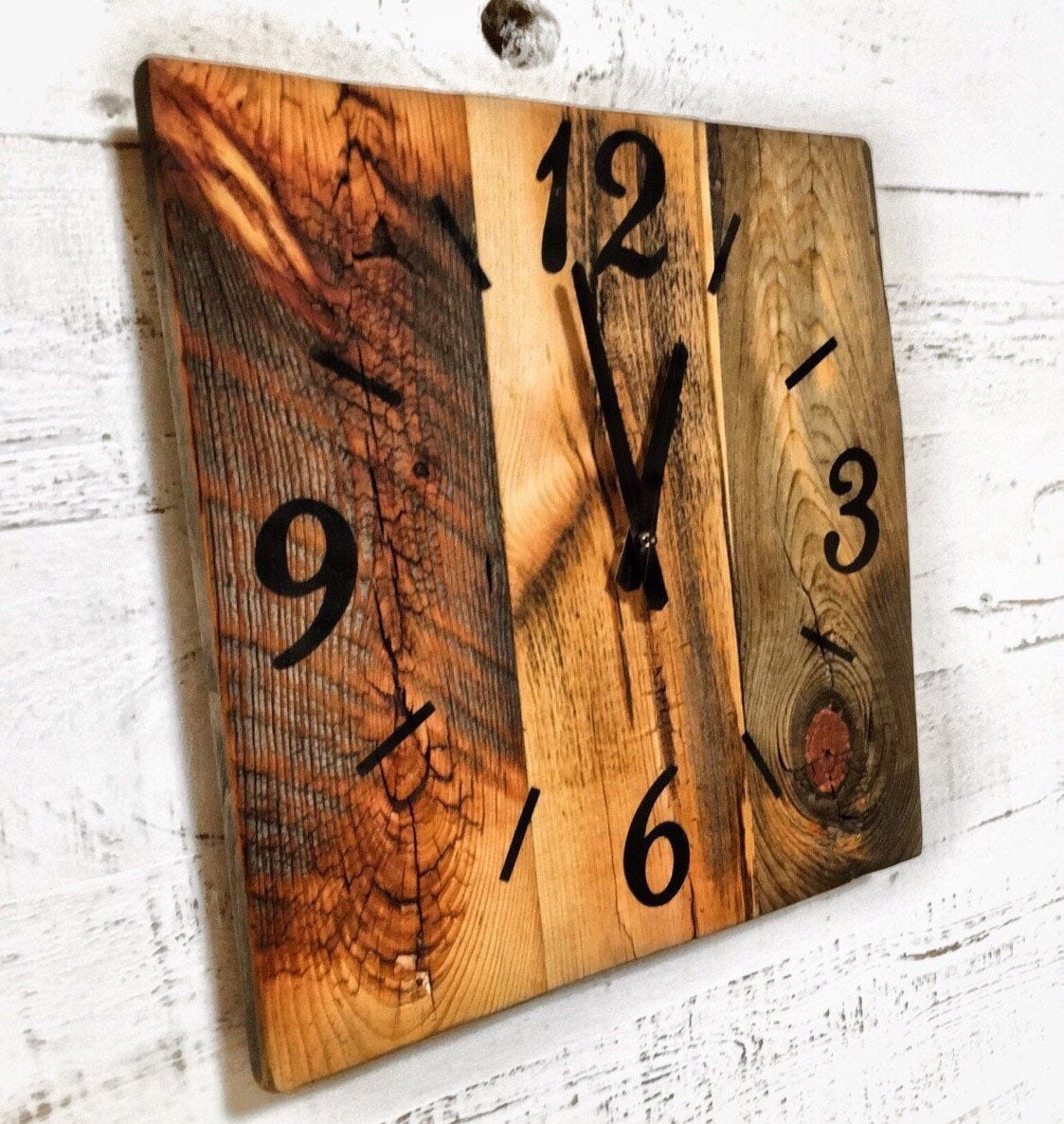 Reclaimed Wood Wall Clock