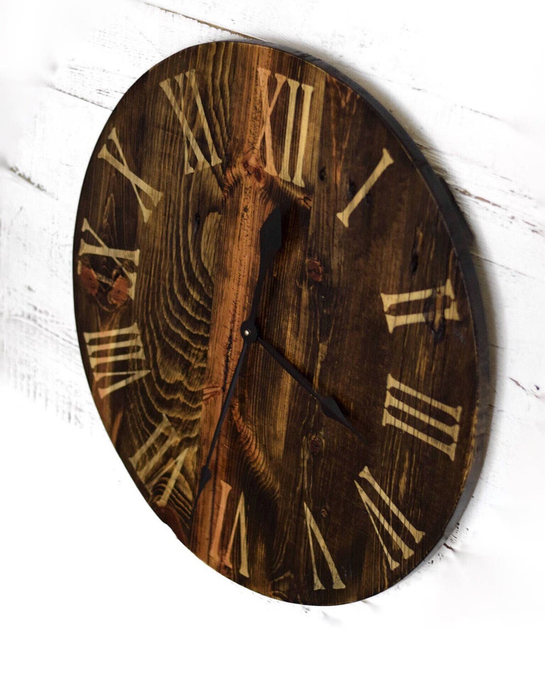 Unique Reclaimed Barn Wood Wall Clock, Mothers Day Gift - Etsy