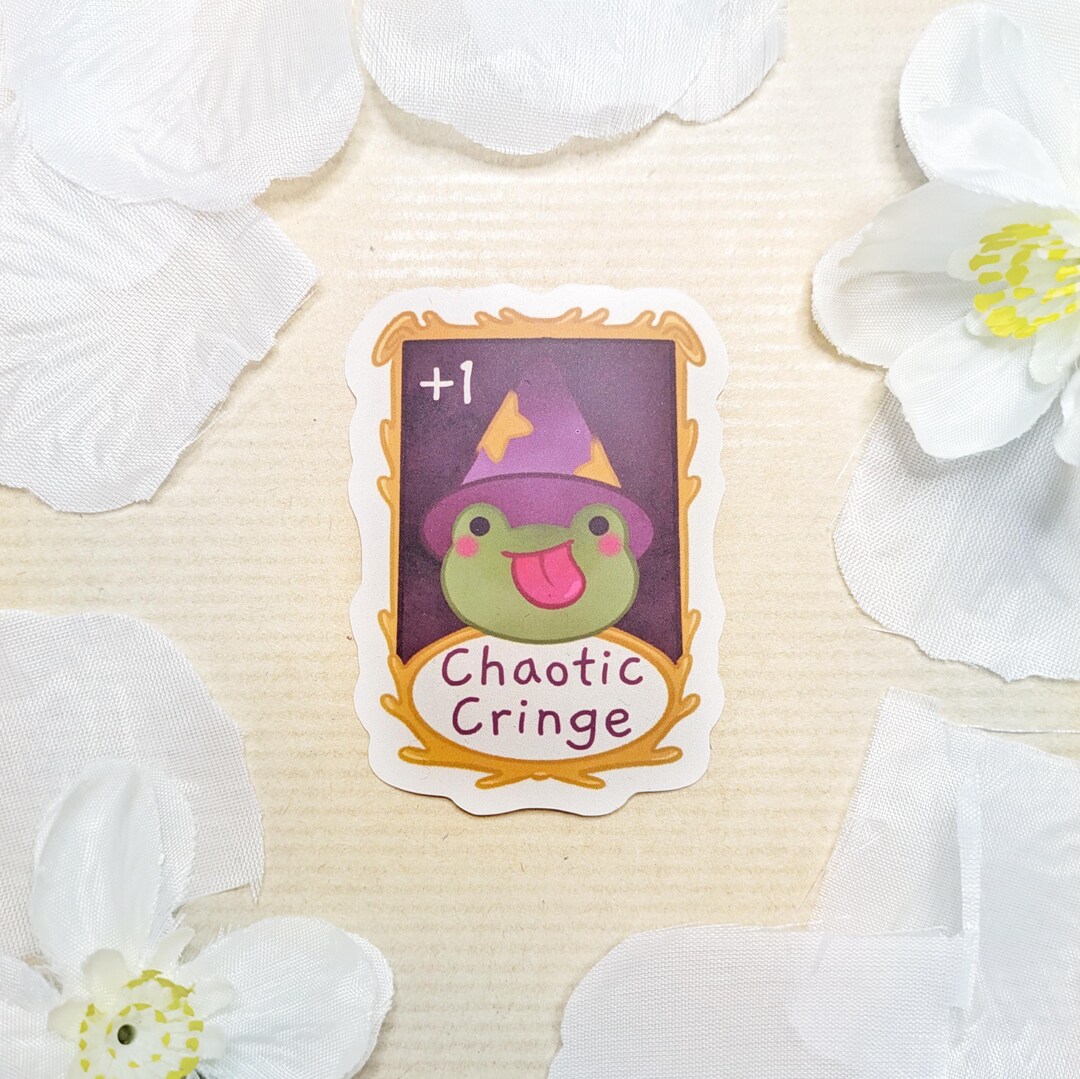 Chaotic Cringe! - Sticker Single | Cute, Frog, Dungeons and Dragons ...