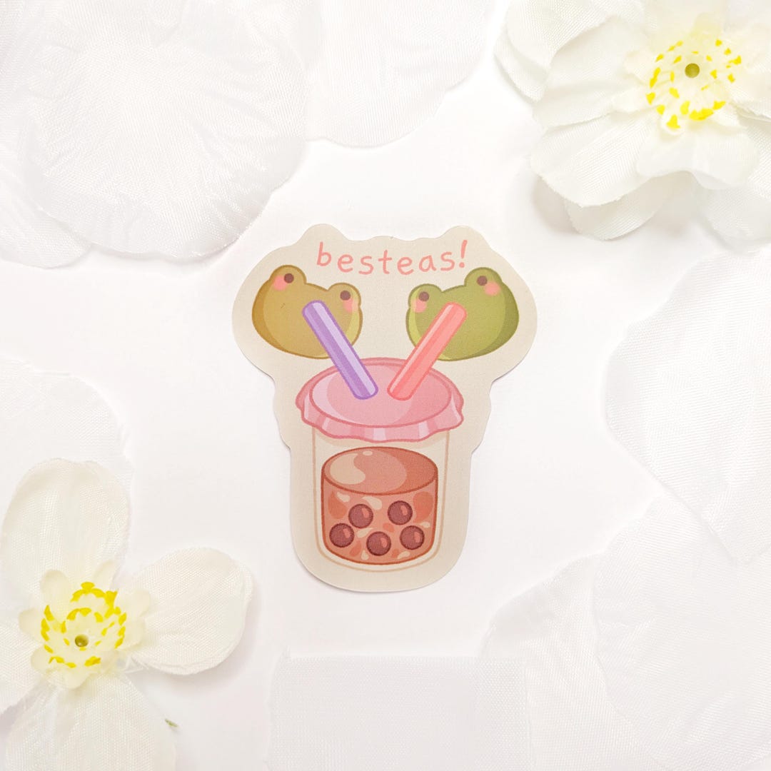 Besteas - Frog Sticker Single | Cute, Aesthetic, Journal, Illustration ...