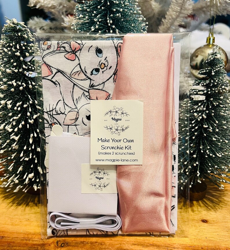 DIY Scrunchie Making Kit Make Your Own Scrunchies Makes TWO - Etsy ...