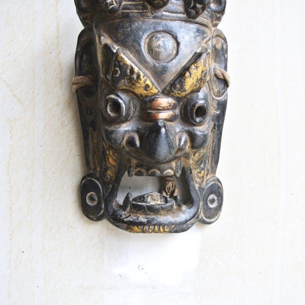 Tibetan Mask Wood - Etsy